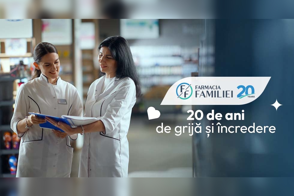 Farmacia Familiei: 2 milioane de pacienți pe an și 20 de ani de activitate